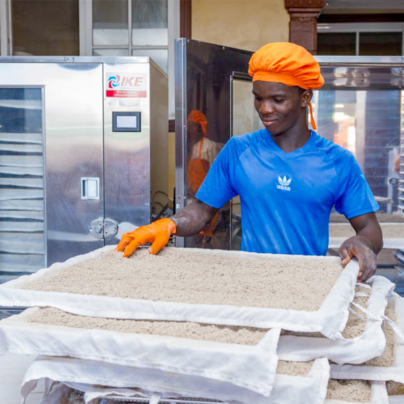 Ghana Cassava Semolina Drying Solution - IKE GROUP