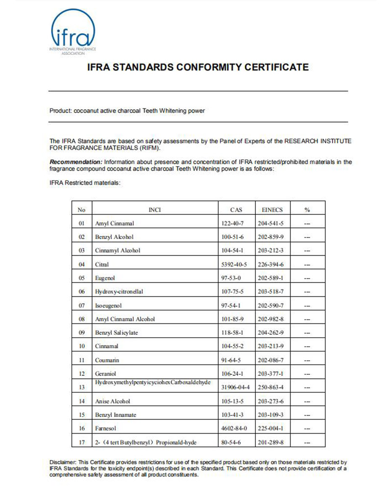 Oem Charcoal Teeth Whitening Powder Manufacturer