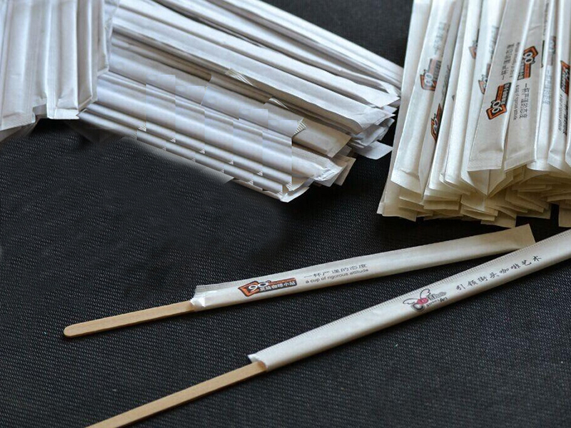 Paper Bag Wrapping Machine for Coffee Stirrer | Lead Machinery