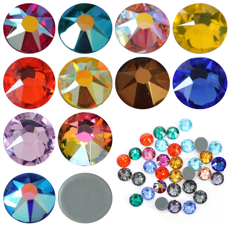 Hot Fix Rhinestones SS6 SS10 SS16 SS20 SS30 Multi Sizes and Colors ...