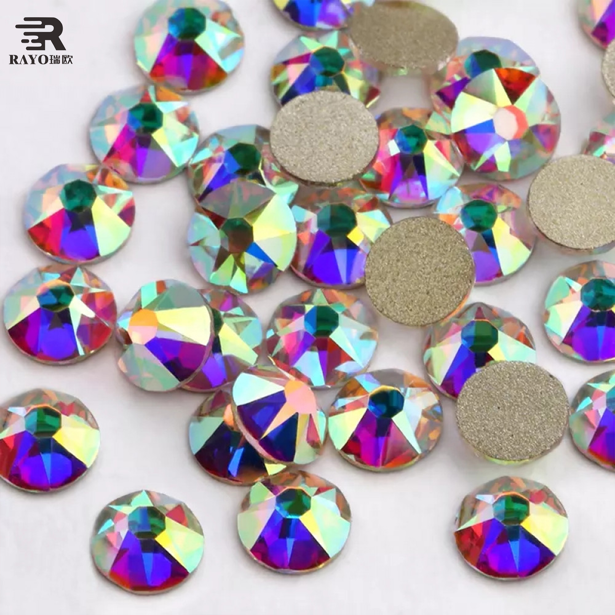 Custom Flat Back Rhinestones Manufacturer, Iron on Rhinestones