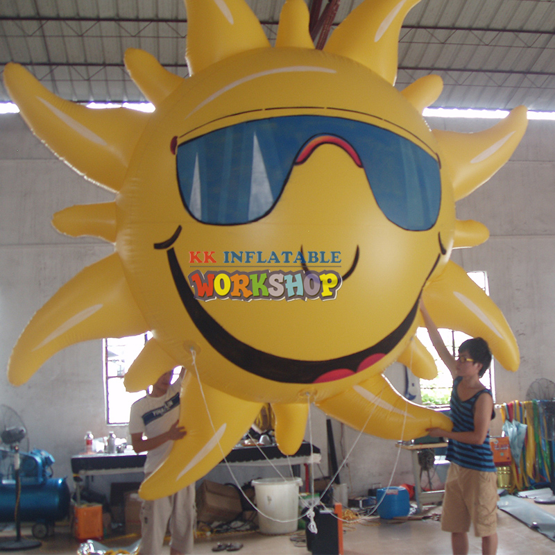 Flying Outdoor Inflatable Sun Balloon Advertising | Buy & Quote at KK ...