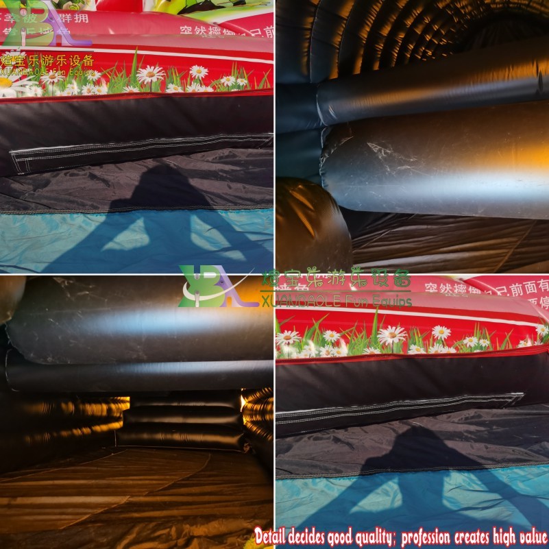 Anti-stepping Drill Inflatable Tent, Fire Drill School Inflatable Maze ...