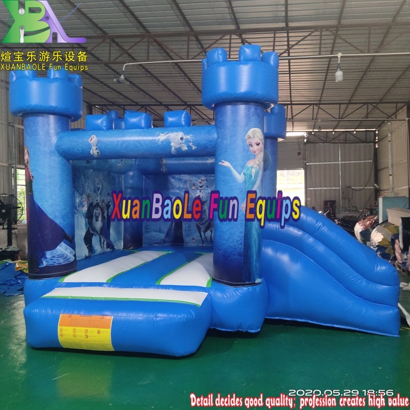 Frozen Themed Inflatable Combo Bouncy Castle with Slide | KK Inflatable
