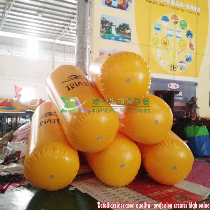 Cylinder Inflatable Marker Buoy Easy Inflate and Deflate for Water ...