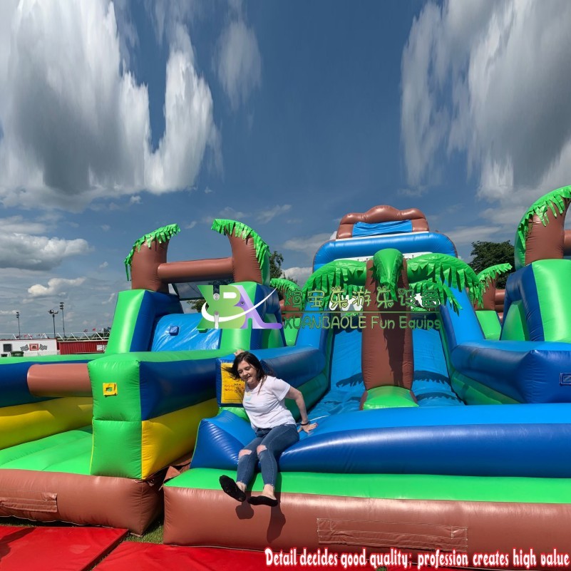 Great Challenge Inflatable Extreme Jungle Gym Inflatable Obstacle ...