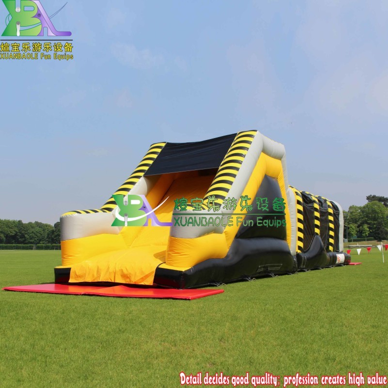 Adult Children Extreme Training Caution Theme Challenge Inflatable ...