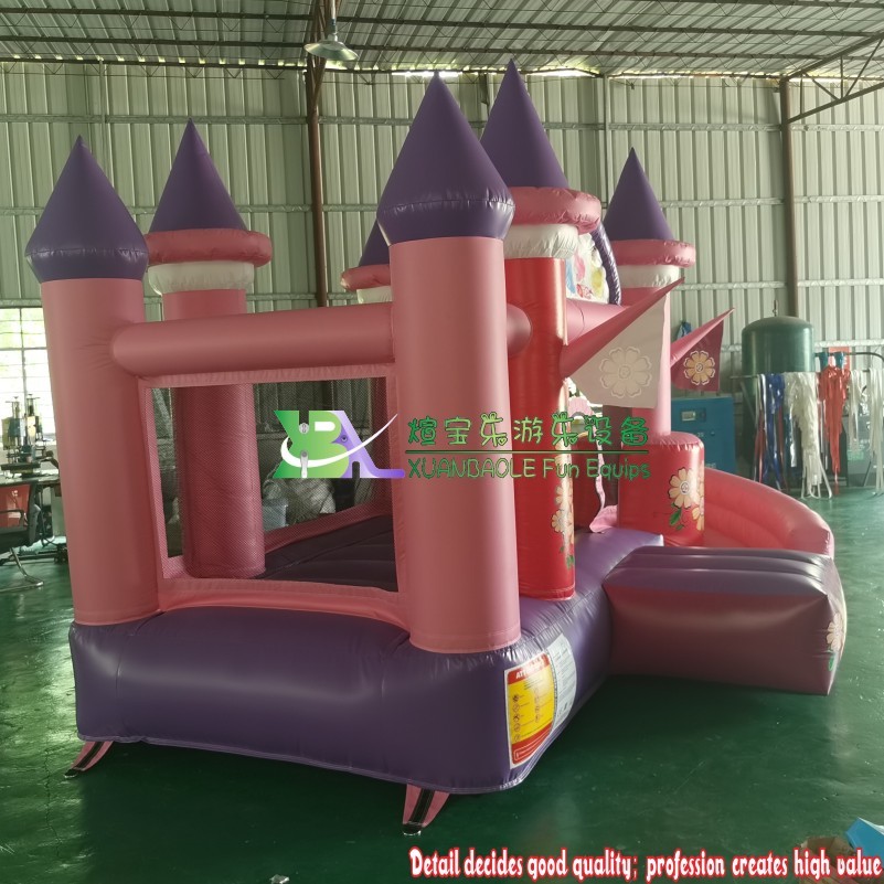 Hot Inflatable Princess Castle Bounce Castle N Slide Combo in Bulk | KK ...