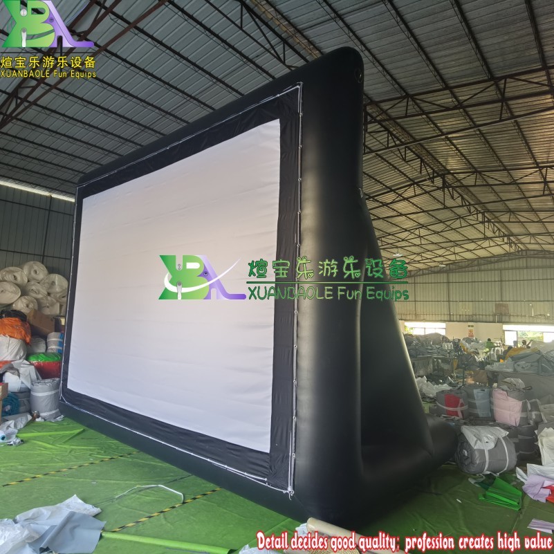 Open Air Cinema Inflatable Movie Screen Blow Up TV Screen and Projector ...