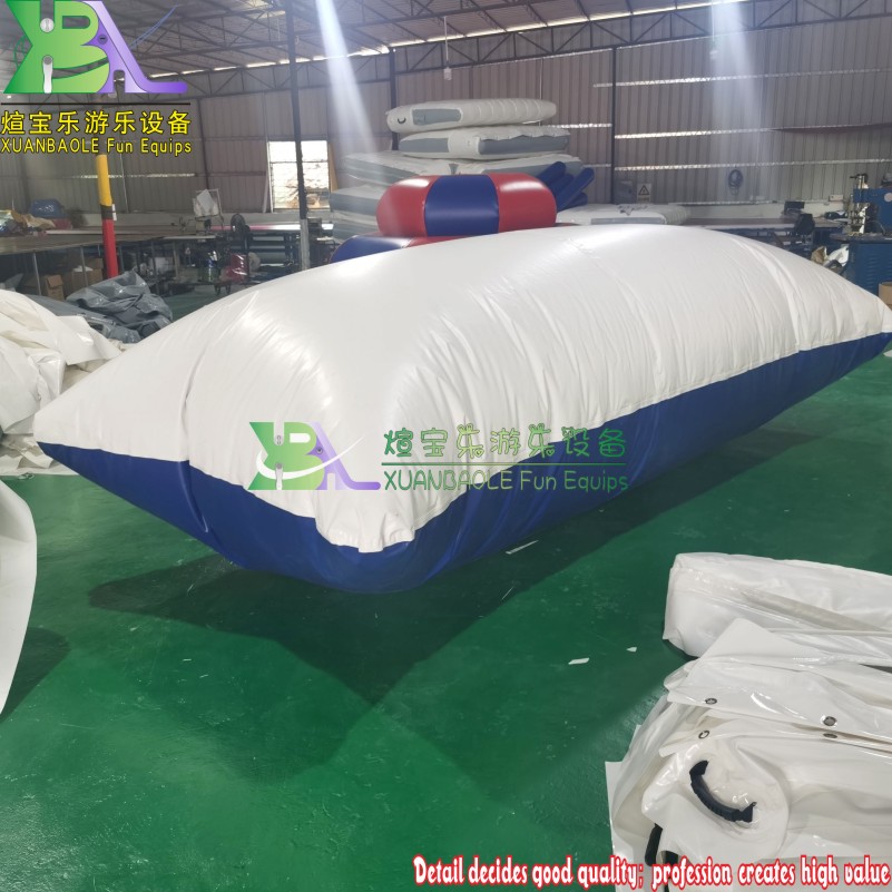 Floating Inflatable Water Catapult Blob Jump Outdoor Game Trampoline ...