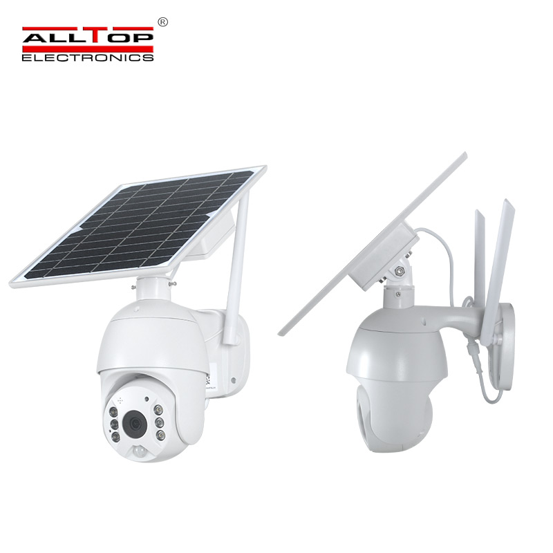 ALLTOP 4g Hd Ite Zoom CCTV Cam Solar Battery Powered Video Surveillance ...
