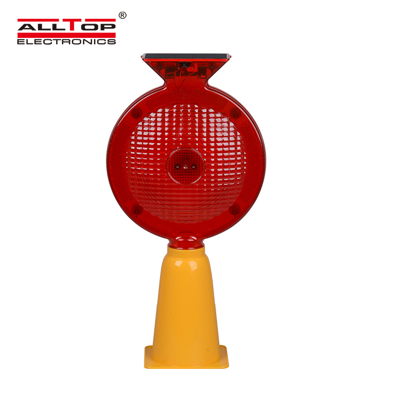 ALLTOP Solar Traffic Light, Portable Warning Light, Traffic Cone Light ...