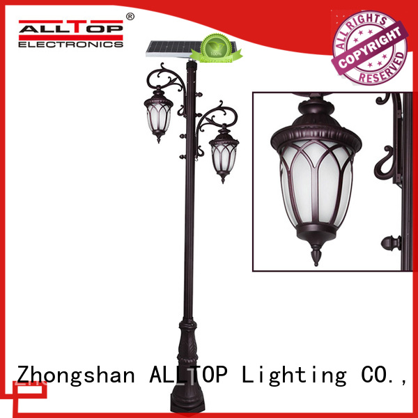Solar Powered Light Post | SOLAR GARDEN LIGHT | ALLTOP