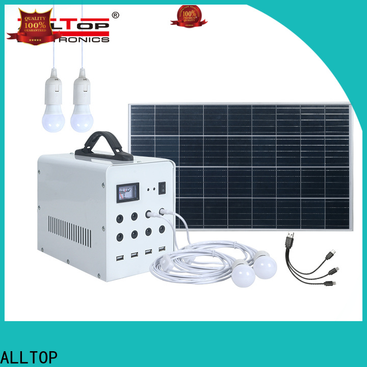 Portable Solar Lighting System Series for Battery Backup | ALLTOP