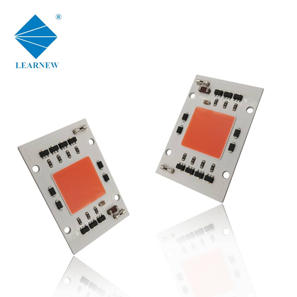 Best 50w Led Chip 380-780nm 40*60mm 50w Full Spectrum Cob Led