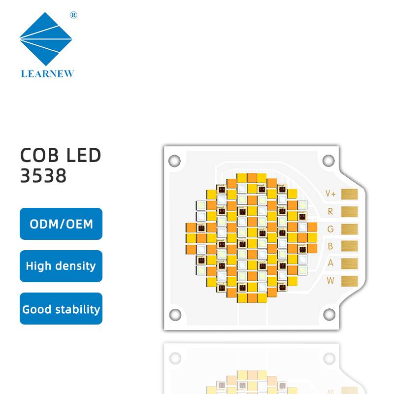 Factory Outlet COB LED Chip 3538 Five Color COB LED Chips 250W-350W 90-140lm/w 35*38MM LED ...