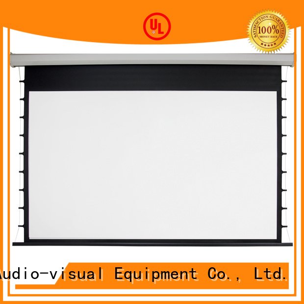 Best 140-180 Inch Motorized Retractable Movie Screen E300a Manufacture