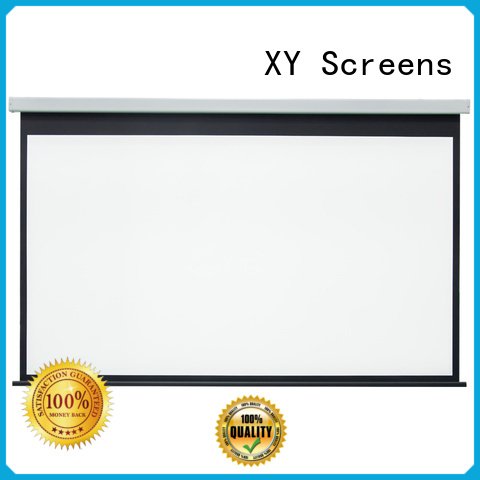 High Quality Motorized Retractable Projector Screen E300b Factory