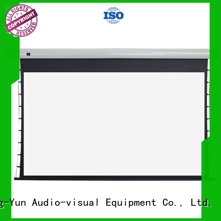 Tensioned Electric Projector Screen | Tab Tensioned Series | XY Screens