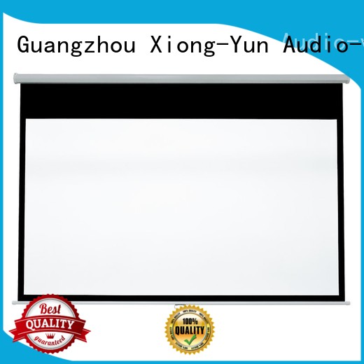 Advanced Pull Down Projector Screen Design for School | XY Screens