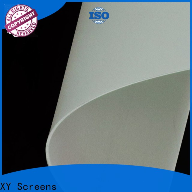 Transparent Rear Fabrics Design for Motorized Projection Screen | XY ...