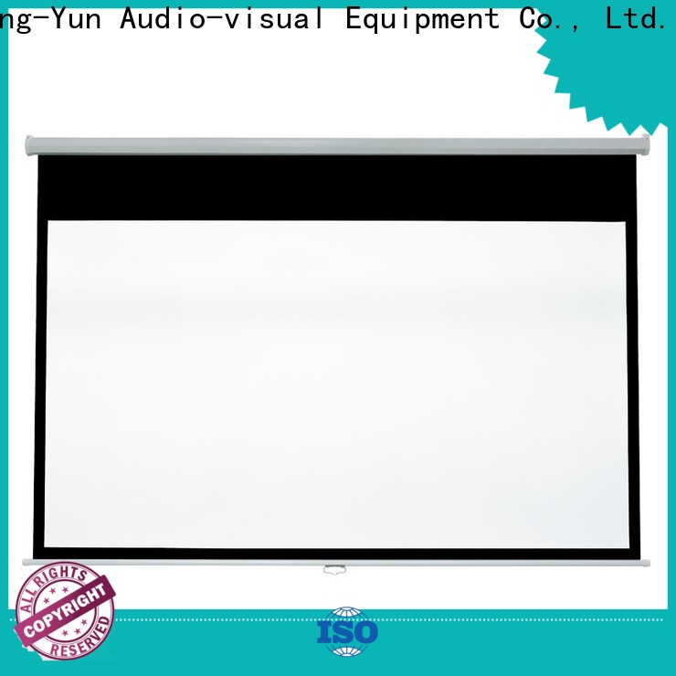 Wide Viewing Range Pull Down Projector Screen Factory for Classroom ...