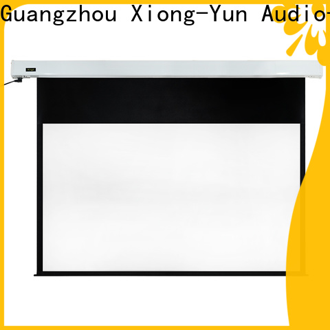 Curved Motorized Screens Personalized for Rooms | XY Screens