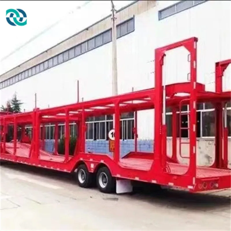 Supply 2 Axle 6 Position Car Transport Semi Trailer Wholesale Factory ...