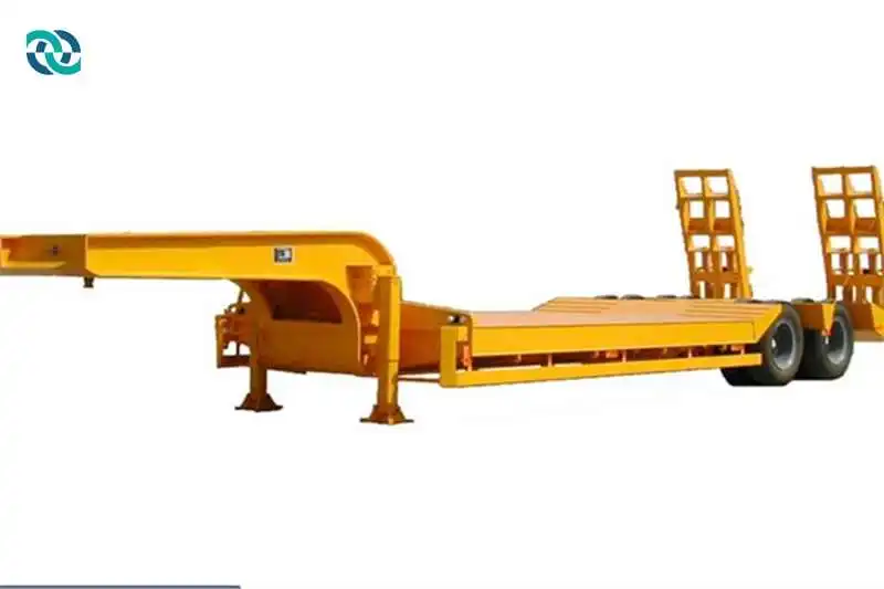 Supply 2 Axle 40 Tons High Low Plate Semi Trailer Wholesale Factory ...