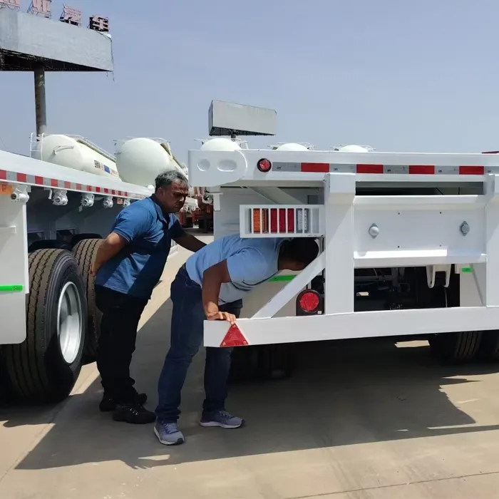 Flatbed Semi Trailers Are Ready for Our Brazilian Clients | Chenlu Trailer