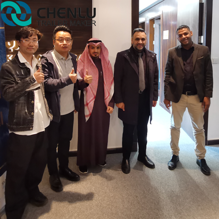 Visit Our Saudi Customers | Chenlu Trailer