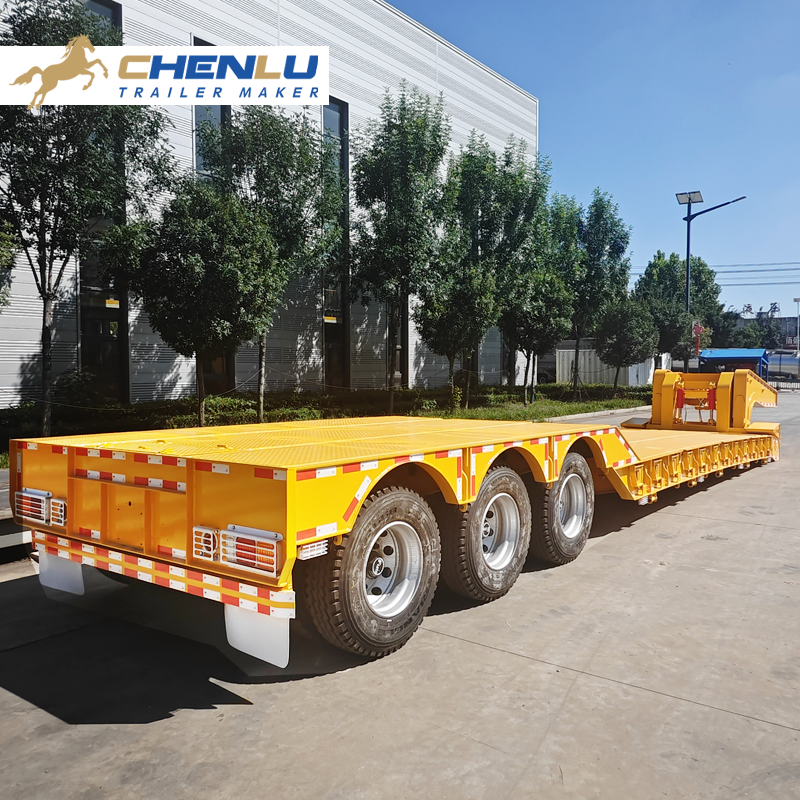 3 Axle Gooseneck Lowboy Trailer | Chenlu Trailer