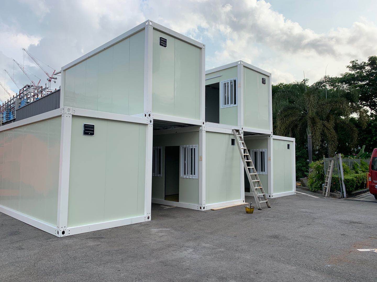 Detachable Container House Modular Workers Dormitory Labor Camps ...