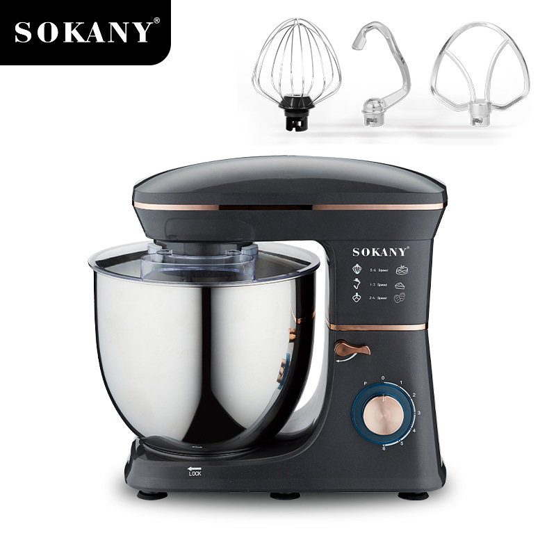 SOKANY SK-05001 Stand Mixer: 6 Speeds, 11L Capacity, Pulse Function
