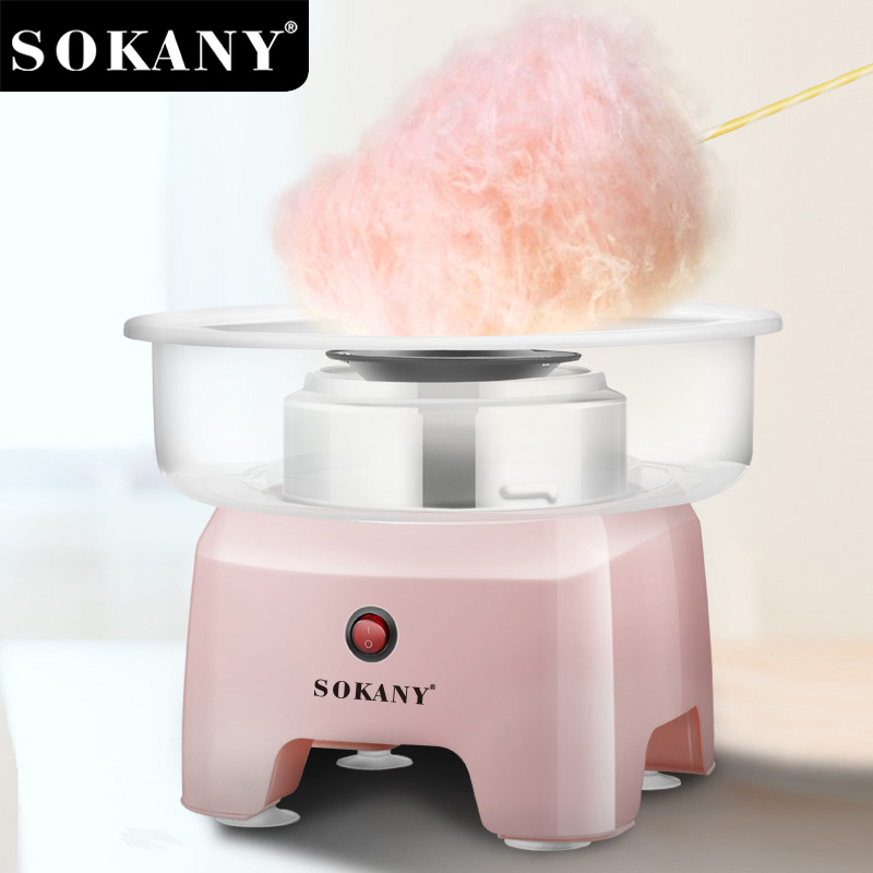 SOKANY SK-520 Cotton Candy Maker One Click on Splash-Proof Design | SOKANY