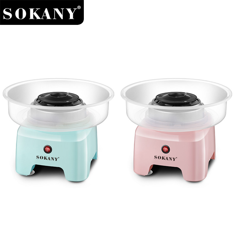 SOKANY SK-520 Cotton Candy Maker One Click on Splash-Proof Design | SOKANY