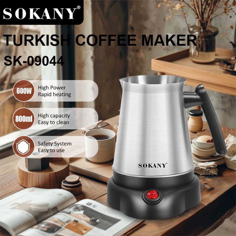 SOKANY SK-09044 Stainless Steel Turkish Coffee Maker Easy to Clean | SOKANY