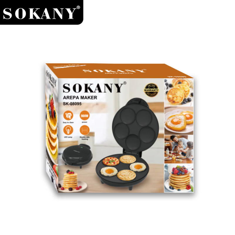 Sokany SK-08095 900W AREPA Maker con cuerpo resistente al calor y un ...
