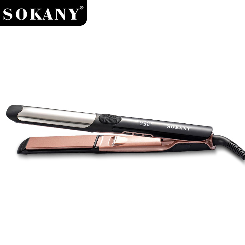 SOKANY SK-15004 Hair Straightener with Rapid Heating and Auto-Off Protection