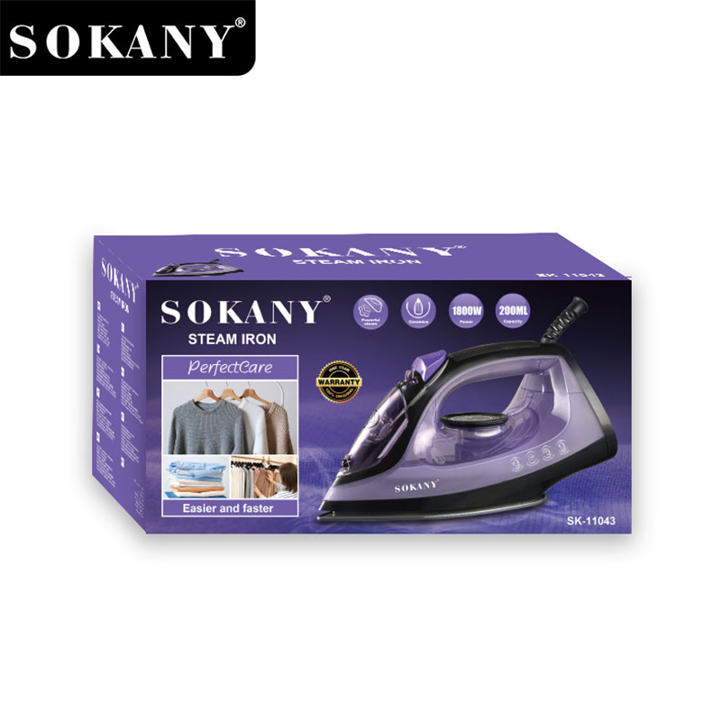 Sokany - Iron de vapor de 1800W al por mayor con tanque de agua de 200 ...