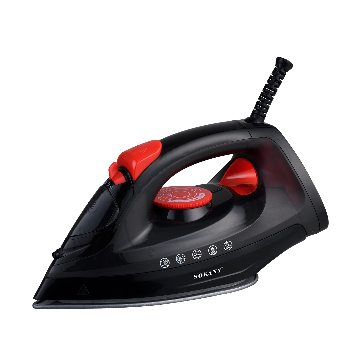 SOKANY SK-11022 Steam Iron with Ceramic Soleplate and Large Water Tank ...