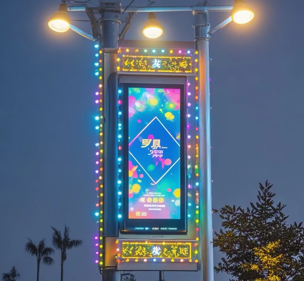 LIONLED Outdoor Light Pole LED Display | Lionled