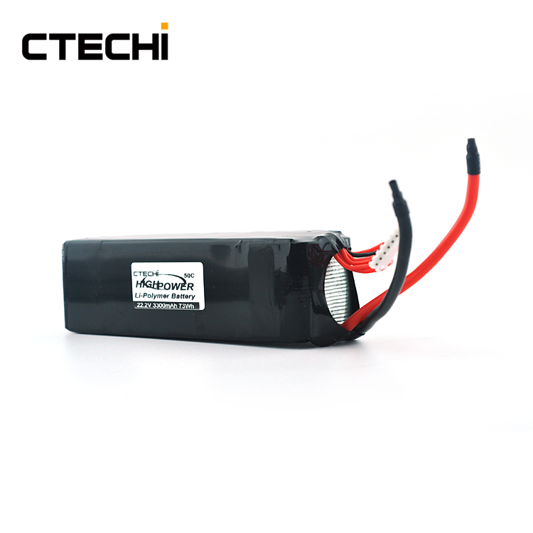 Lipo Battery Pack Lithium RC Batteries Drone Battery 6S 3300mah 22.2V ...