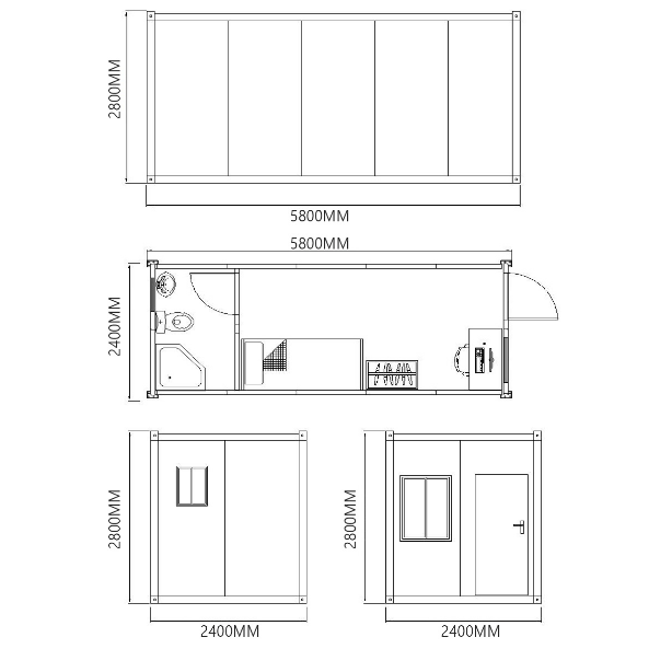 Portable Temporary Housing Container with Geothermal System | CBOX ...
