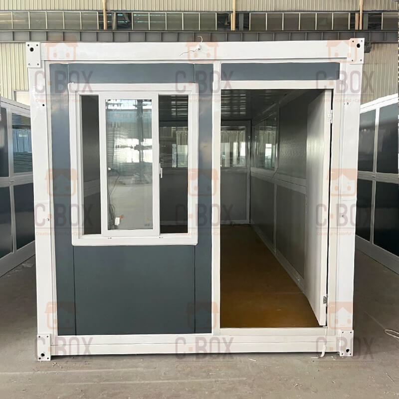 Creative Folding Container House with Glass Wall