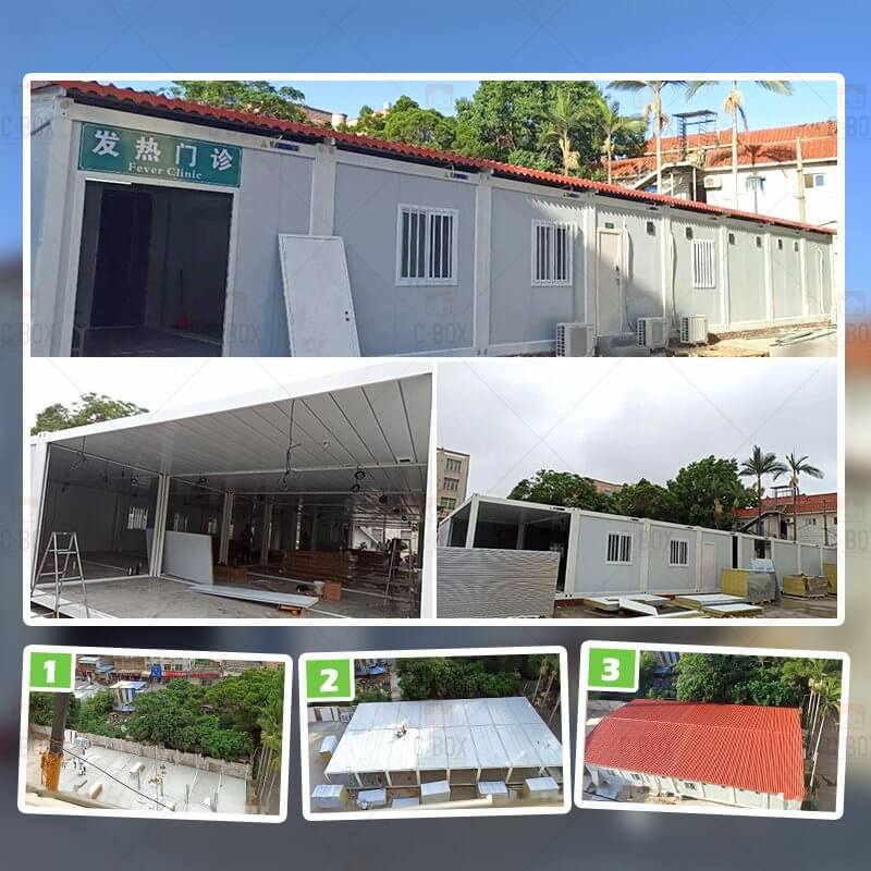Container Hospital Design From Flat Pack Container House