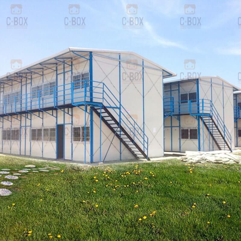 Temporary K Type Prefab House with Sandwich Panel