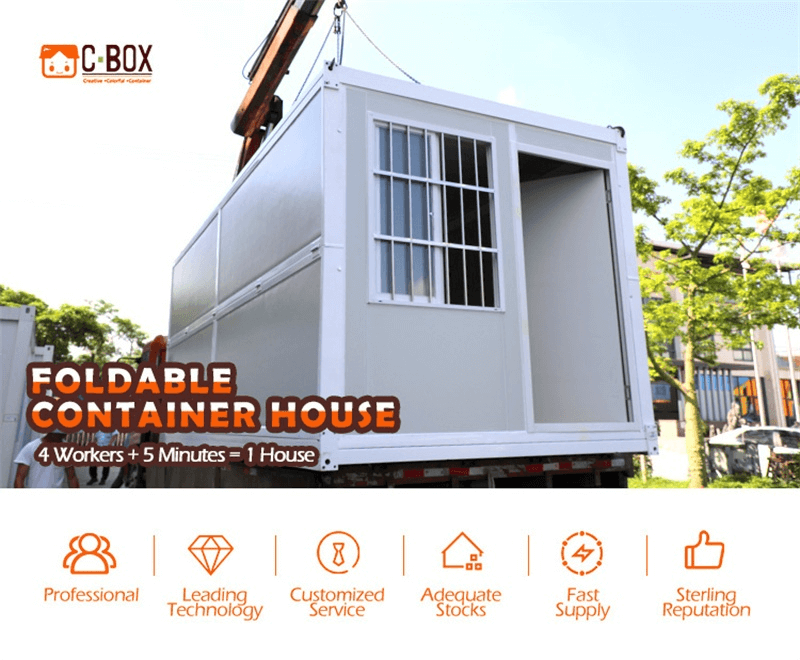 Temporary Disaster Relief Shelters Prefab Folding Container House