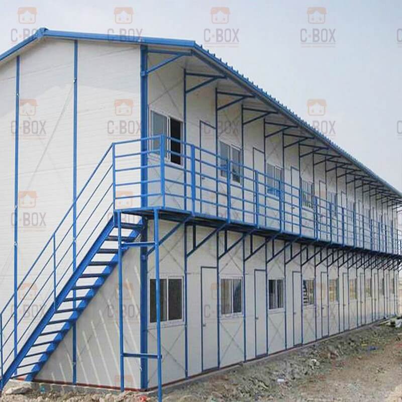 Temporary K Type Prefab House with Sandwich Panel