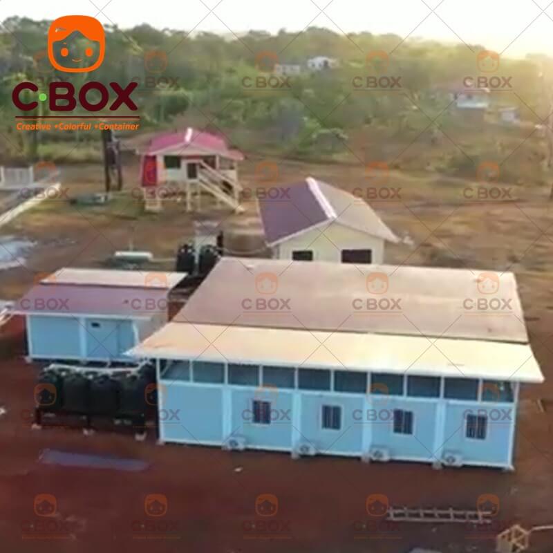 Container Dormitory Design for Humanitarian Aid and Camps